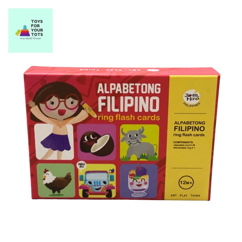 Alpabetong Filipino Flashcards (Tagalog Filipino Flashcards) presyo ₱650
