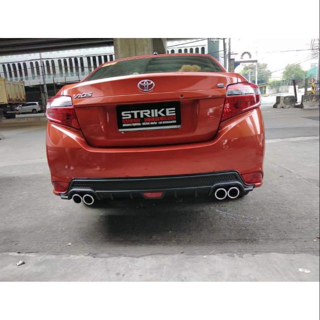 Rear Bumper Diffuser for Toyota Vios | Shopee Philippines