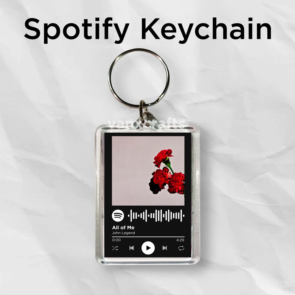 Customized Spotify Keychain Scannable Code | Shopee Philippines