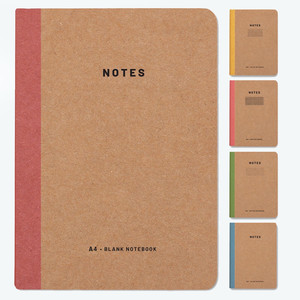 Stradmore DIY Notes Blank/Lined/Dotted/Grid A5/A6 Random Color | Shopee ...