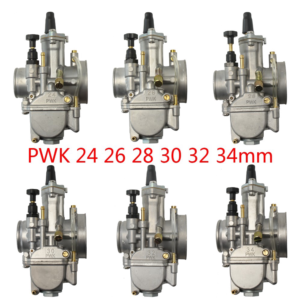 PWK 24mm 26mm 28mm 30mm 32mm 34 mm For Carburetor Universal Dirt Bike ...