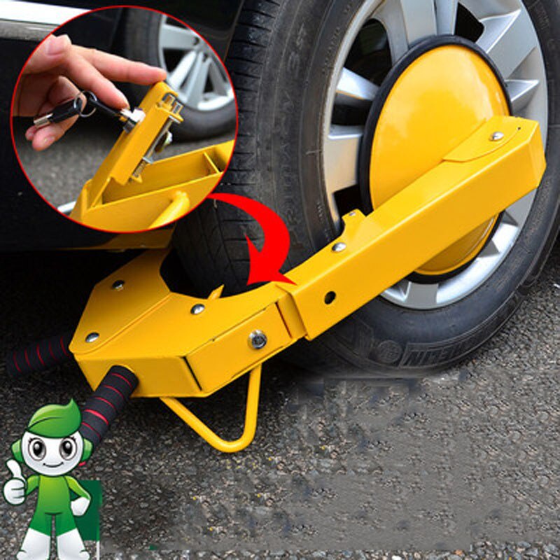 Car Tire Claw Wheel Lock Clamp Boat Truck Trailer Lock Anti Theft ...