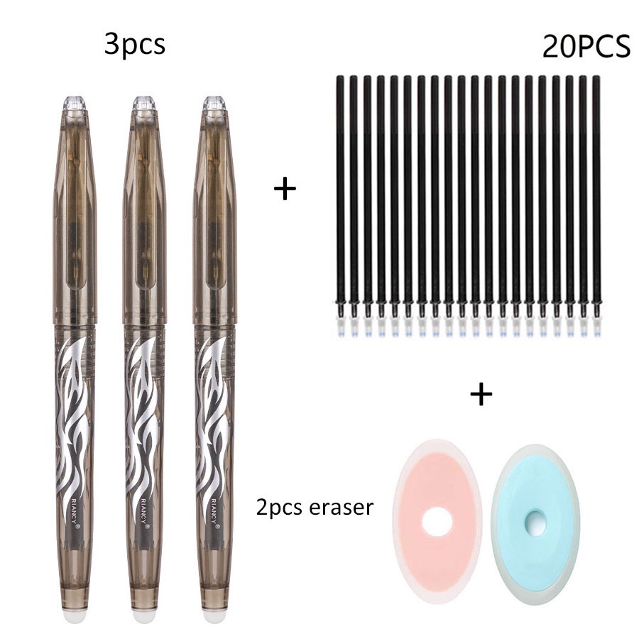 25 pcs/set Erasable Gel Pen Stationery | Shopee Philippines