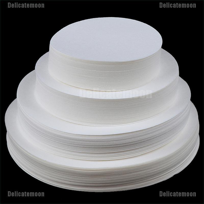 Delicatemoon 100Pcs Laboratory Filter Paper Circular Qualitative Filter ...