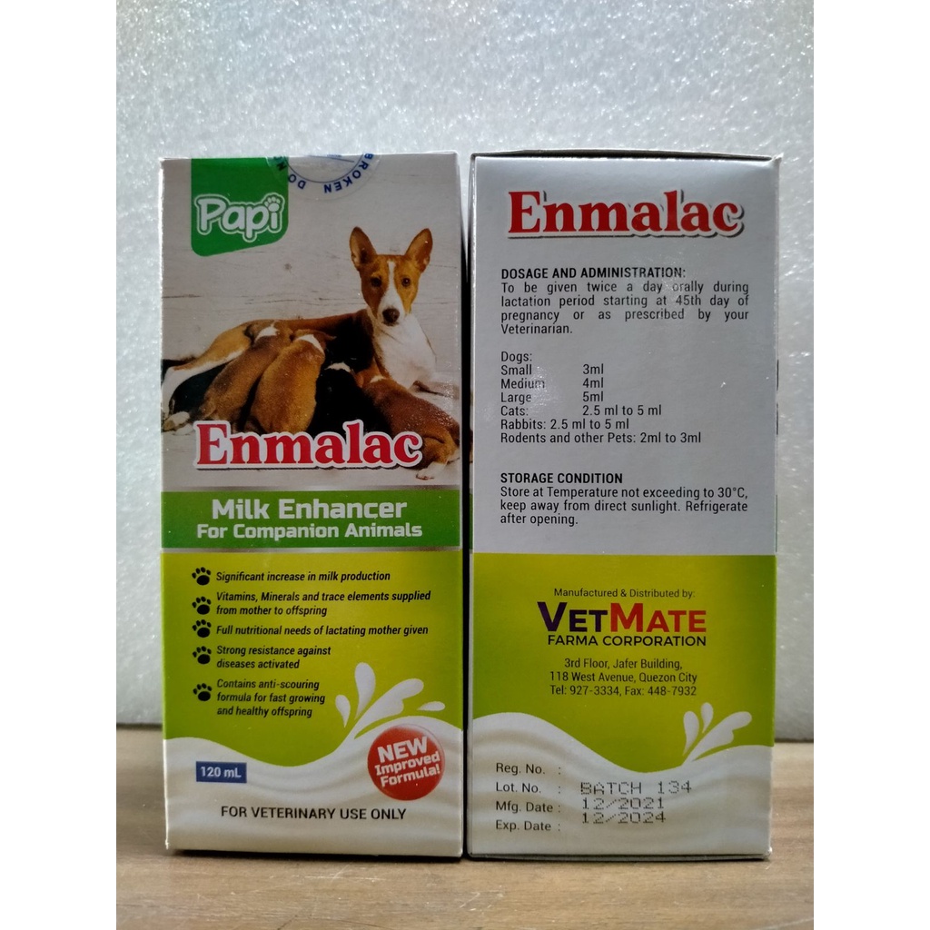 ENMALAC MILK ENHANCER FOR PETS 120ml | Shopee Philippines