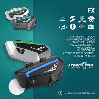 Freedconn Fx Motorcycle Helmet Bluetooth Intercom | Shopee Philippines