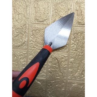 Cement Trowel with Rubber handle / kutsara pang semento | Shopee ...