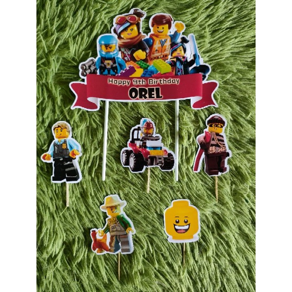 LEGO THEME cake topper | Shopee Philippines