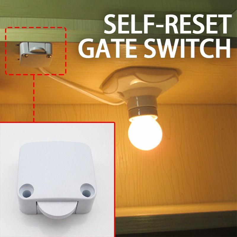 Automatic Reset Switch Wardrobe Cabinet Light Switch Door Control ...