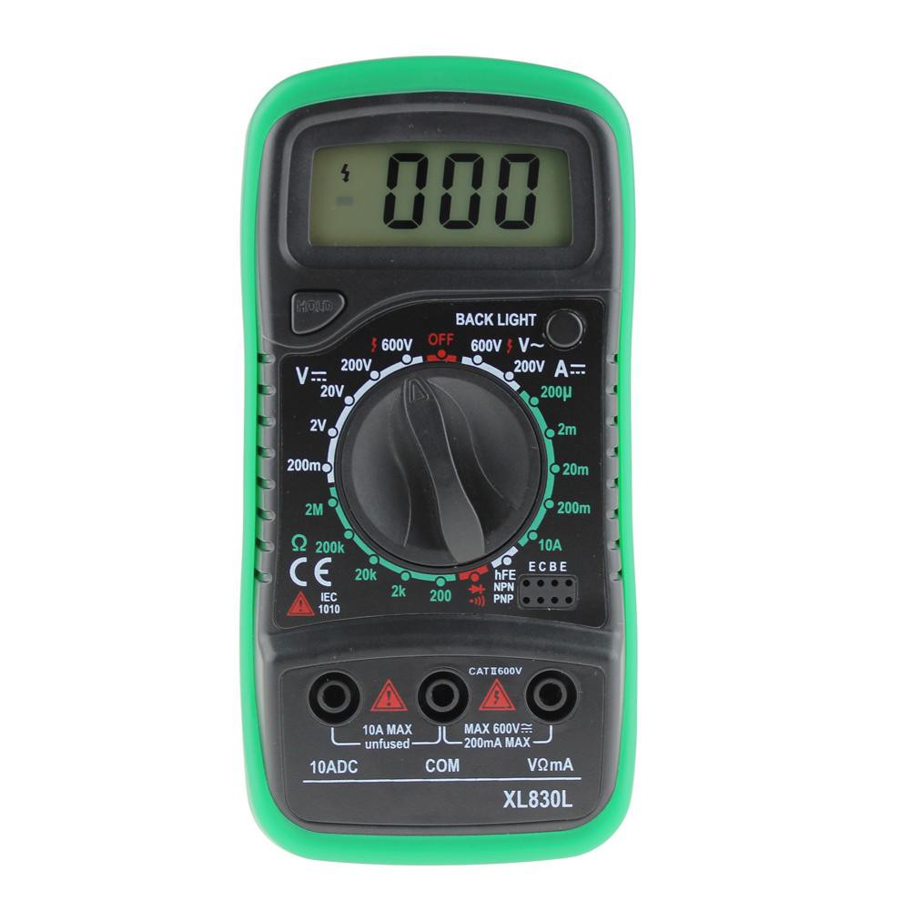 Professional XL830L Digital Multimeter Voltmeter Ammeter AC DC OHM Volt ...