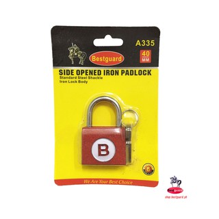 BESTGUARD A331 SIDE OPENED IRON PADLOCK 15MM | Shopee Philippines