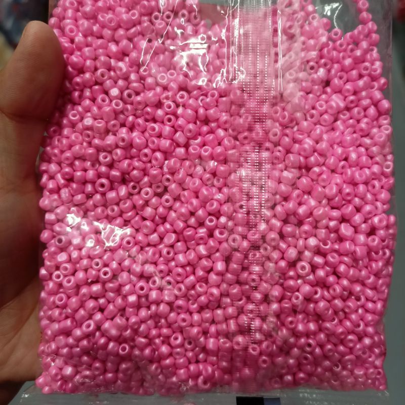big pack seed beads pink 2mm/3mm/4mm | Shopee Philippines