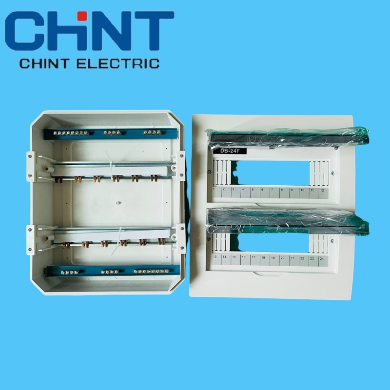 CHiNT DB-24F Distribution Panel Box Enclosure | 24 Poles | 24 Ways | SK ...