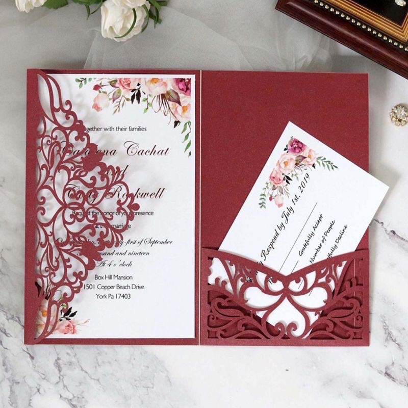4x6 WEDDING INVITATIONS | Shopee Philippines