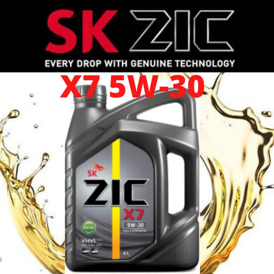 SK ZIC X7 5W-30 Diesel Fully Synthetic 6 Liters | Shopee Philippines