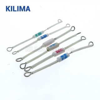 10Pcs Fan Motor Thermal fuse 2A 250V RH Black Square Temperature Switch ...