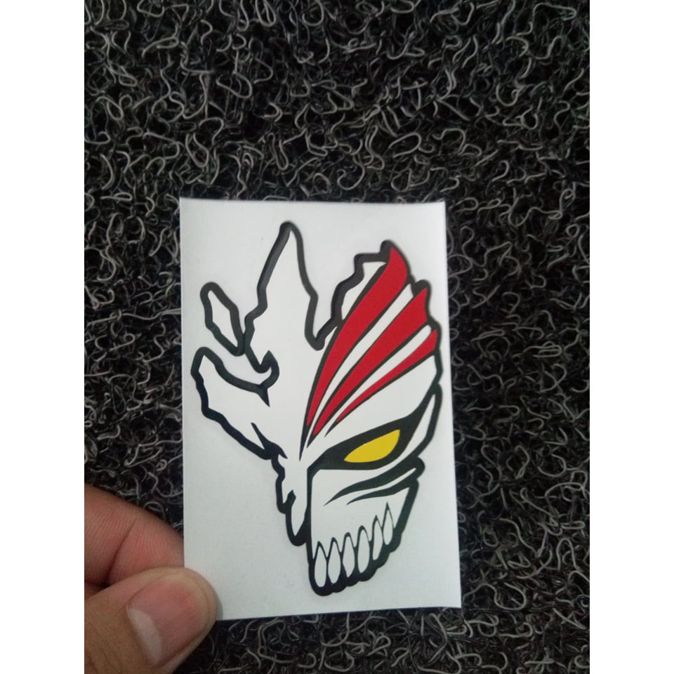 Bleach Ichigo Hollow Mask Cutout Sticker Waterproof | Shopee Philippines