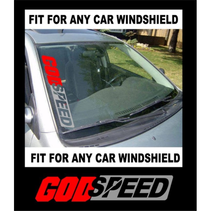 GodSpeed Sticker Design For Car Windshield 1pc | Shopee Philippines