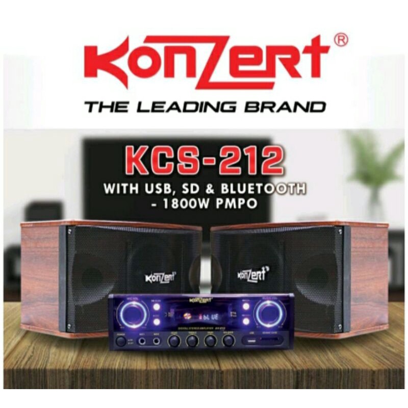 ORIGINAL KONZERT KCS-212 Micro Component TodoOke System | Shopee ...