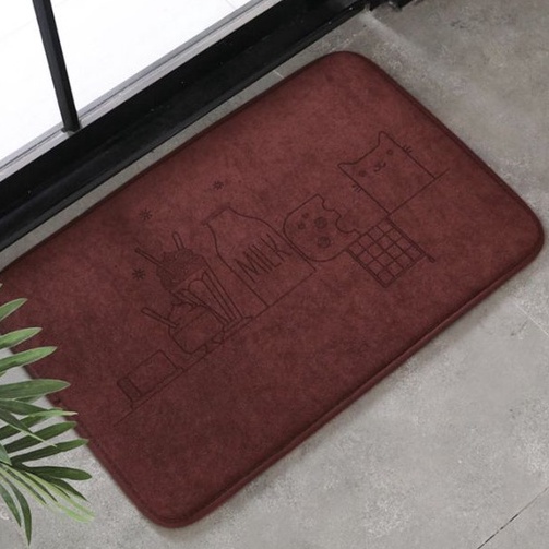 Non Slip Doormat Kitchen,Bathroom and Entrance Floor Rug Thick 40x60cm ...