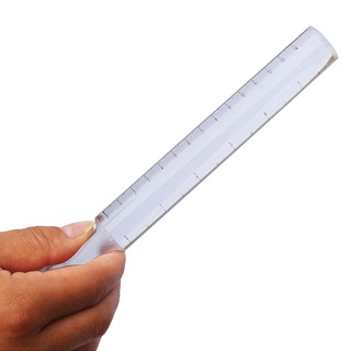 Portable Hand Held Ruler 2x Magnifier Bar 6" with 140 mm Measuring ...