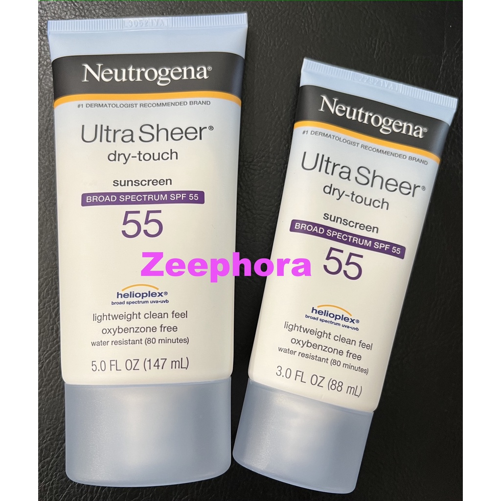 Neutrogena Ultra Sheer Dry-Touch Sunscreen Broad Spectrum SPF 55 ...