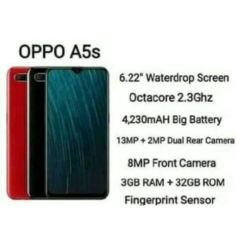 Oppo A5s 64gb+4gb Original (COD Available) | Shopee Philippines
