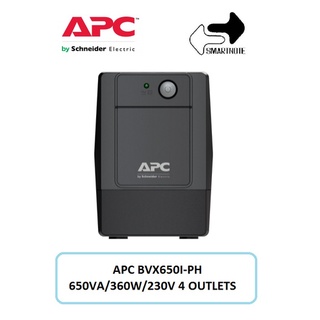 APC BVX650I-PH UPS 650VA/360W/230V 4 OUTLETS | Shopee Philippines
