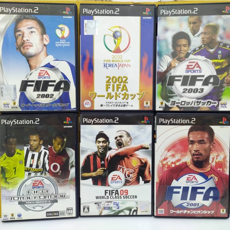 Original disk (PS2) including FIFA World Class Soccer (Japan) FIFA ...