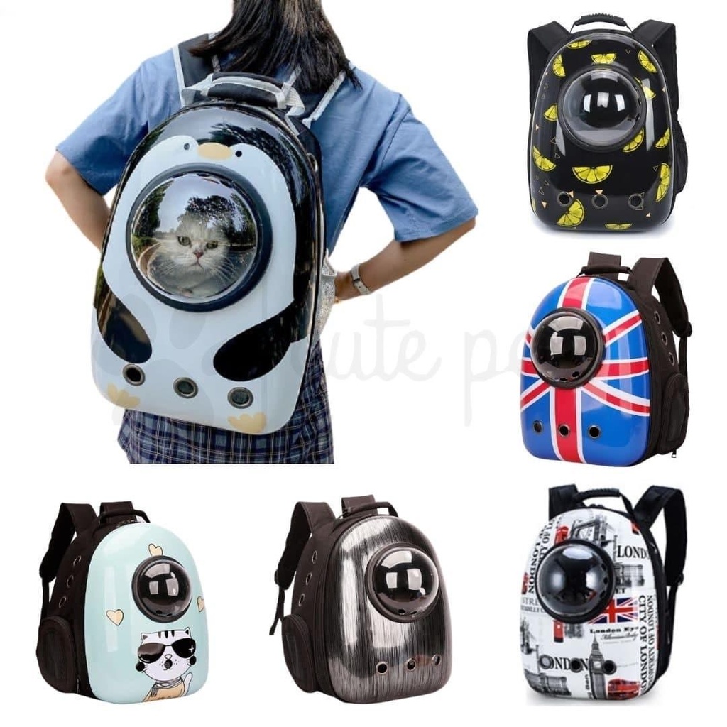 COD Pet Capsule Breathable Dog Cat Carrier Travel Backpack Bag Pet ...