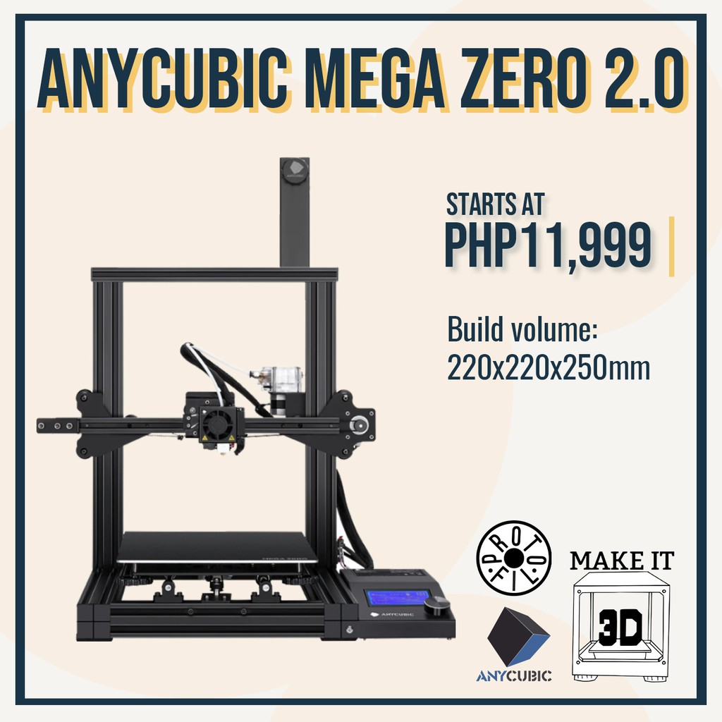 Anycubic Mega Zero 2.0 - Beginner Friendly FDM 3D Printer | Shopee ...