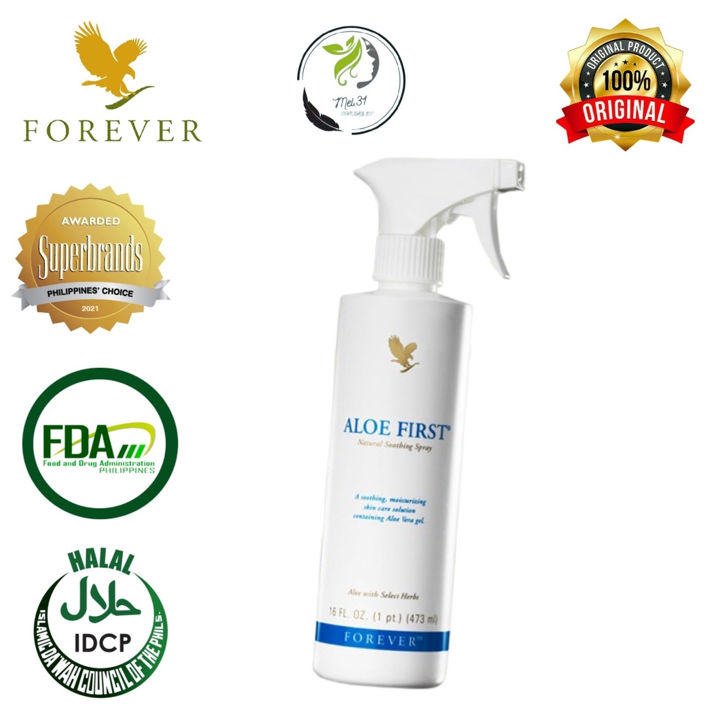 Original Forever Living Aloe First Natural Soothing Spray Aloe With