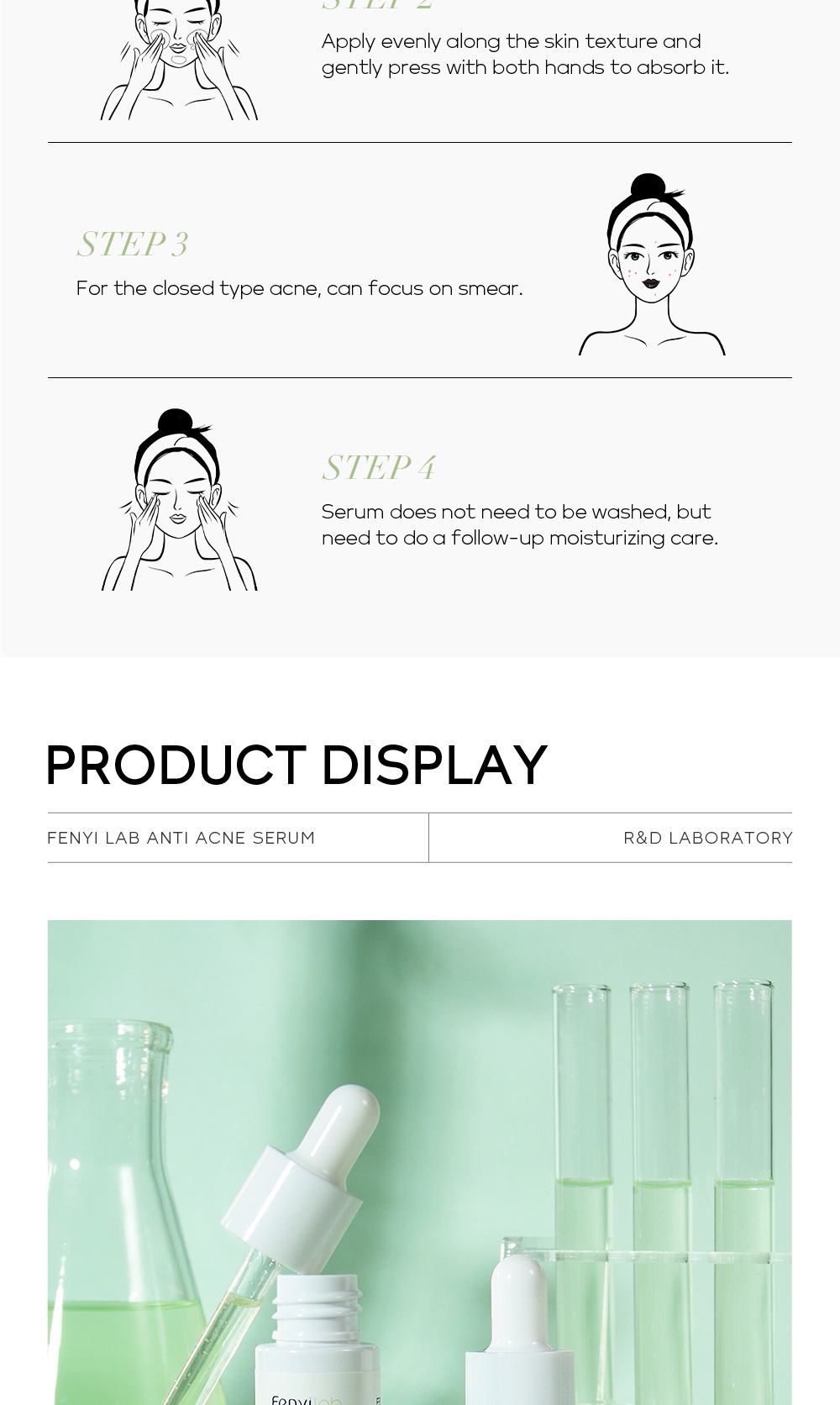 FENYI Lab Anti Acne Serum 5% Mandelic Acid Repairing Soothing Peeling ...