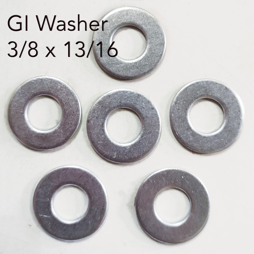 GI Washer 3/8 x 13/16 (5kgs) | Shopee Philippines