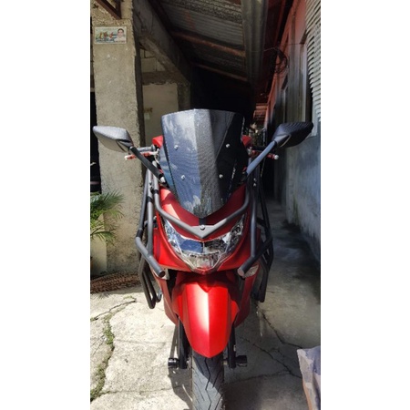 Crashguard for mio gravis with nmax visor/sidemirror | Shopee Philippines