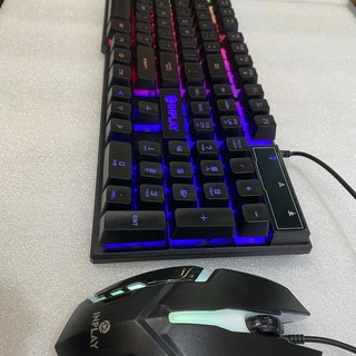 INPLAY STX360 PH ready stock Rainbow Backlit Gaming Keyboard and Mouse ...