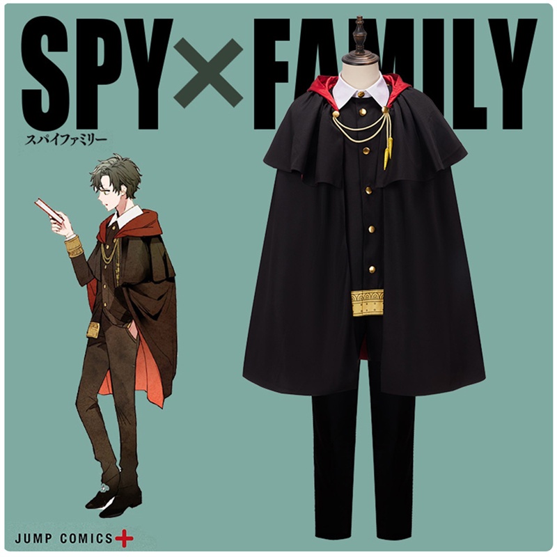 Anime Spy X Family Damian Desmond Cosplay Costumes Cloak Imperial ...