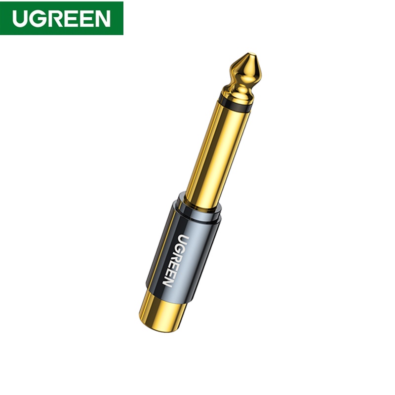 Ugreen RCA to 6.5mm 6.35mm 1/4 Adapter Gold Plated Pure Copper TS Audio ...