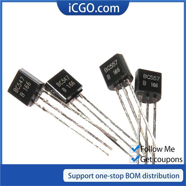 50Pcs BC547 + BC557 Each 50Pcs BC547B BC557B NPN PNP Transistor TO-92 Power Triode Transistor ...