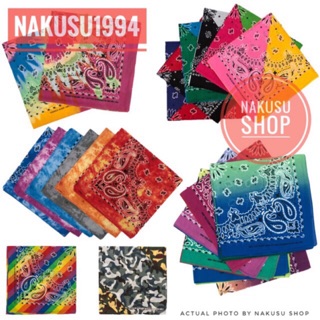 Nakusu 12Pieces Affordable Scarf Bandana Handkerchief Panyo | Shopee ...
