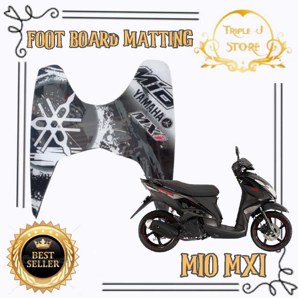 YAMAHA MIO MXI (MXI-011) FOOTBOARD MATTING Durable Acrylic that made of ...