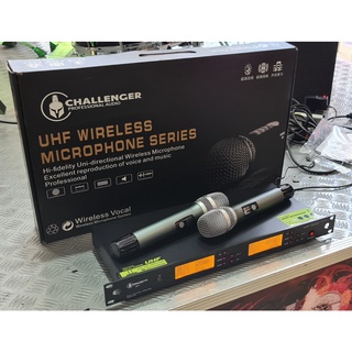 Challenger GST Dual Handheld Wireless Microphone with Changeable ...