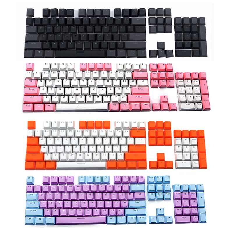 104 Translucent Backlit Key Caps with Key Puller Mechanical Keyboards ...