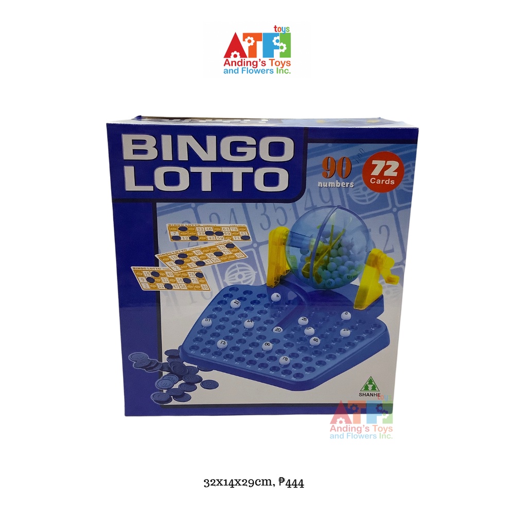 Big Size Bingo Lotto XL Spin Master Bingo 90 Numbers Set | Shopee ...