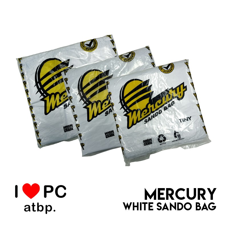 Mercury Plastic Sando Bags ( 100pcs per Pack ) | Shopee Philippines