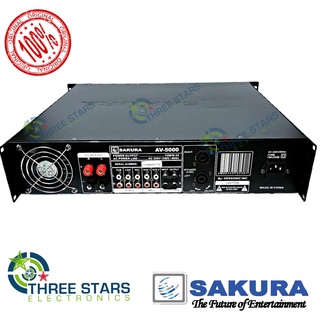 2023 Original Sakura AV - 5000 1200 Watts Integrated USB BT Karaoke Amplifier Av 5000 gx 5000 AV ...