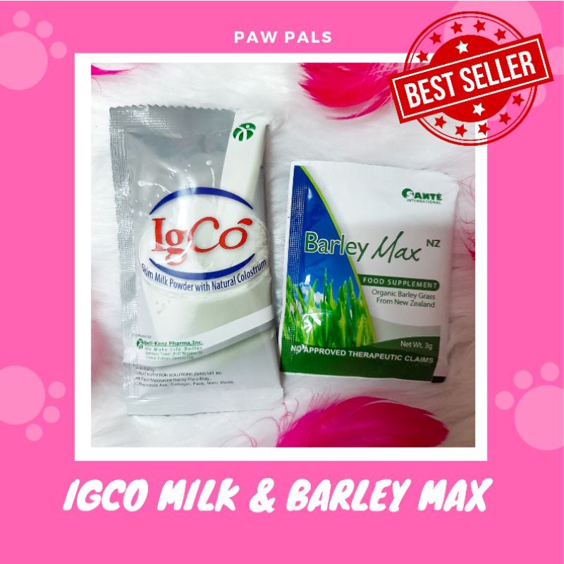 (COD) Igco Milk and Barley Max Set | Shopee Philippines