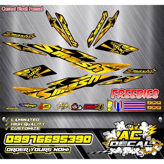 Suzuki Smash 115 Decal (GOLD,ACDECAL) | Shopee Philippines