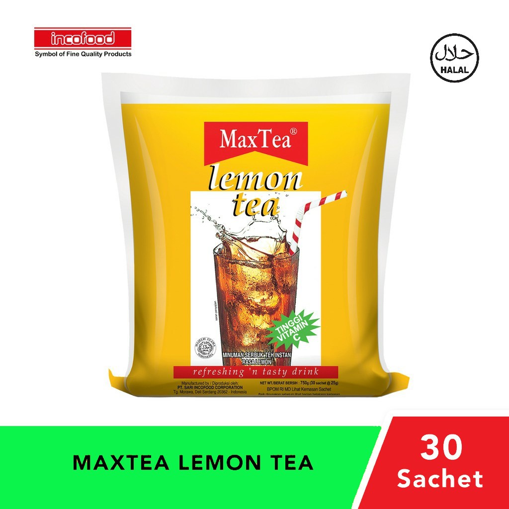Maxtea Lemon Tea (30 Sachets) | Shopee Philippines