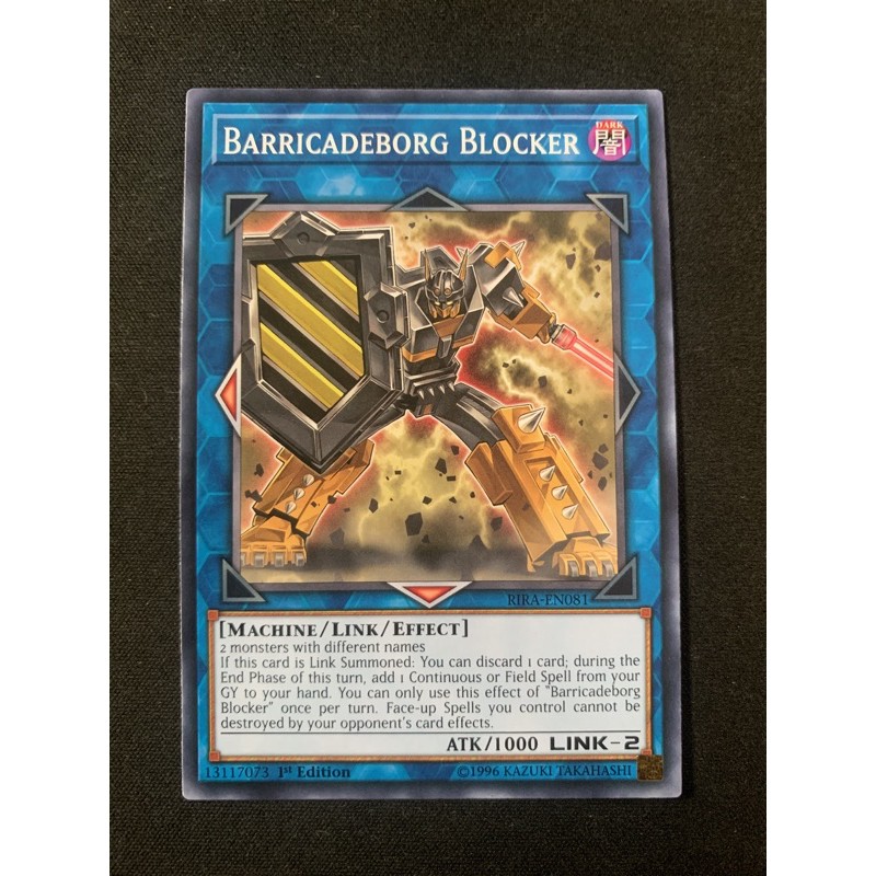 YuGiOh - Barricadeborg Blocker (TCG) | Shopee Philippines